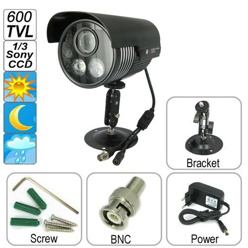 CCTV Camera | 600 TV Lines with 1/3 Sony CCD Sensor Waterproof IR CCTV Camera