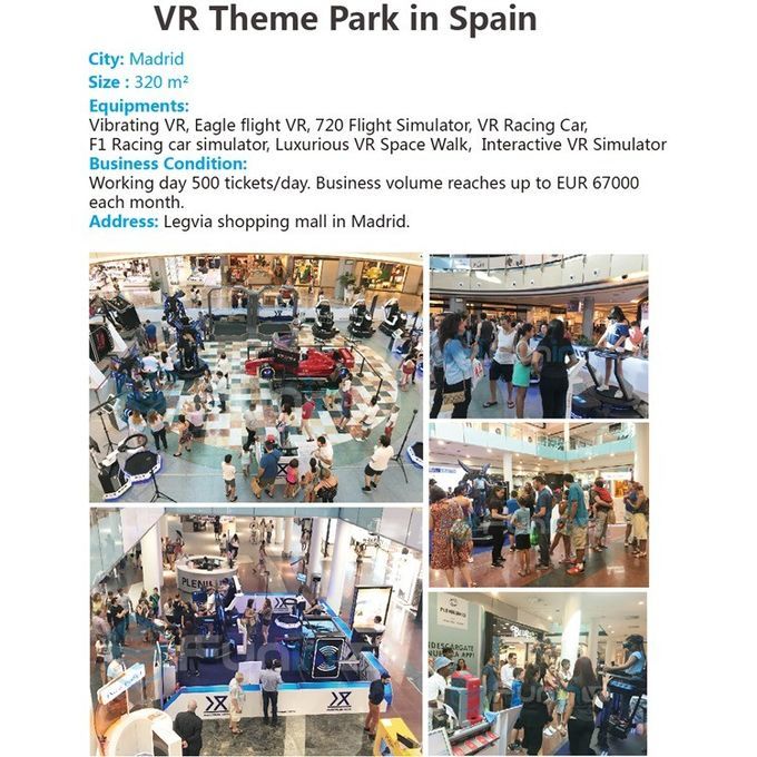 giochi interattivi della fucilazione del cinema VR di realtà virtuale di 3.8KW 9D per i bambini