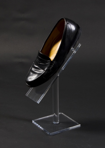 Il nuovo chiaro acrilico acrilico rotondo di /Customized della scatola di presentazione della scarpa calza la scatola di presentazione