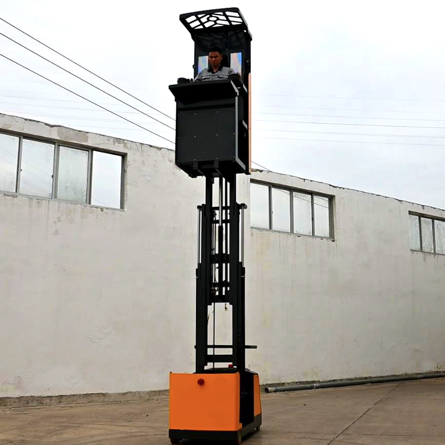 ISO CE Lift Forklift Platform 500kg Electric Order Picker OEM