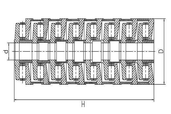 T8AR2270A2E 22*70*233mm Multi-Stage cylindrical roller thrust bearings