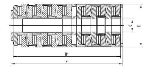 T8AR2890 28*90*281mm Multi-Stage cylindrical roller thrust bearings