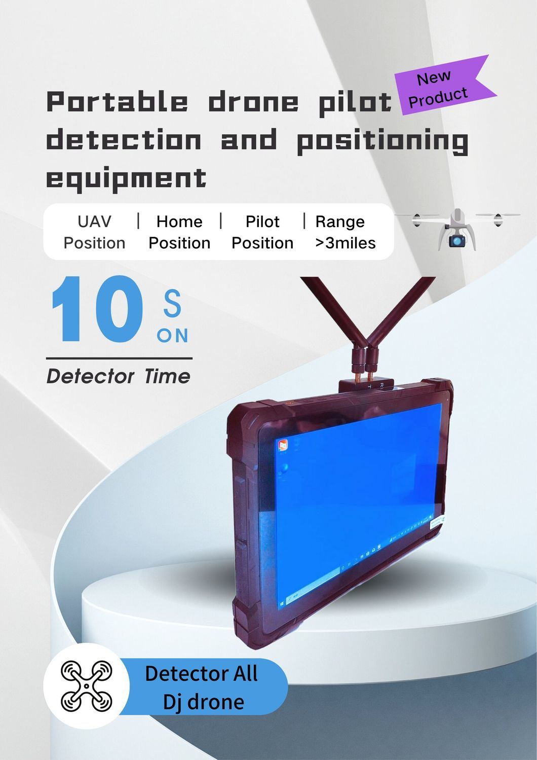 Detection Drone Definitionand Precise Positioning Anti Fpv Autel Drone Detector
