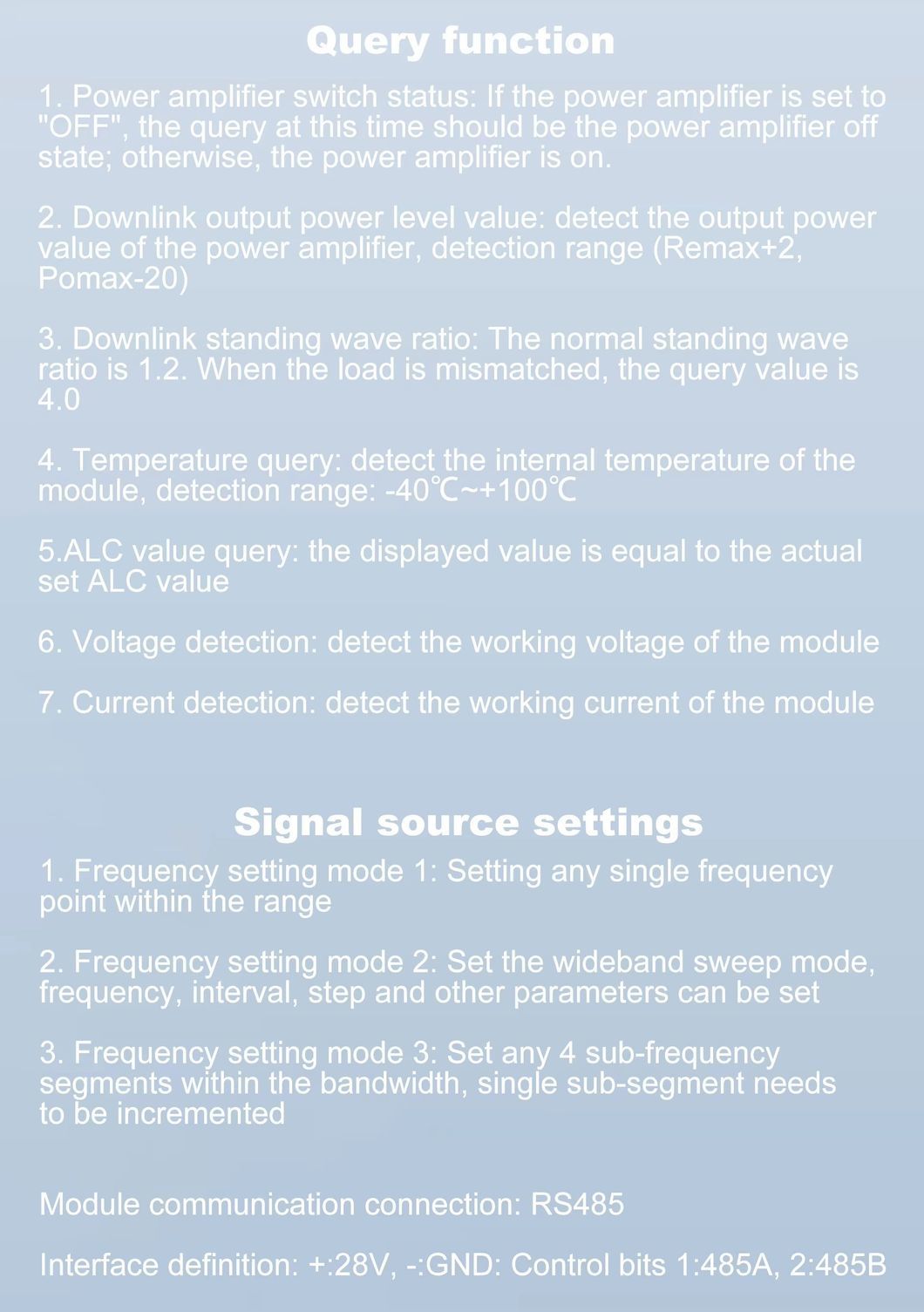 Dds 700-820MHz 50W High Power Integrated Module 200-6GHz Customizable Broadband Amplifier Alarmswitch Over-Temperature Anti Fpv