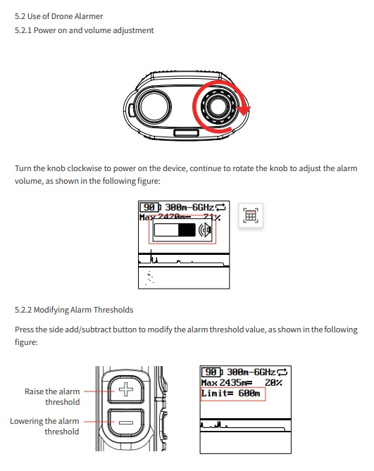 Detection System for Dji Autel Product Drone Detector