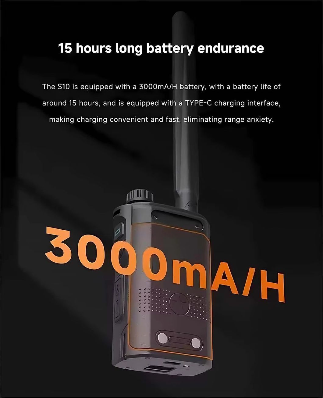 30om-6GHz Ultra-Wide Detection Range Anti for Threats Handheld Drone Detector
