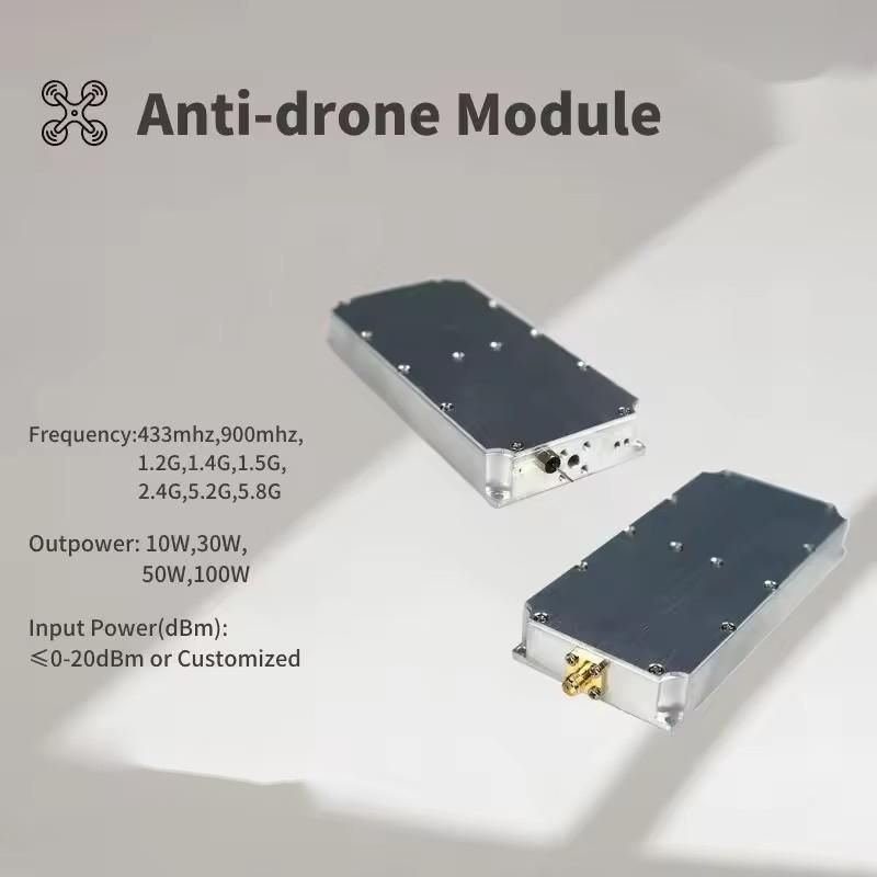 Bands 90W Optional 900m 2.4G 5.8g Handheld System Counter Drone Device Supressor Equipment with Battery Anti Fpv Module