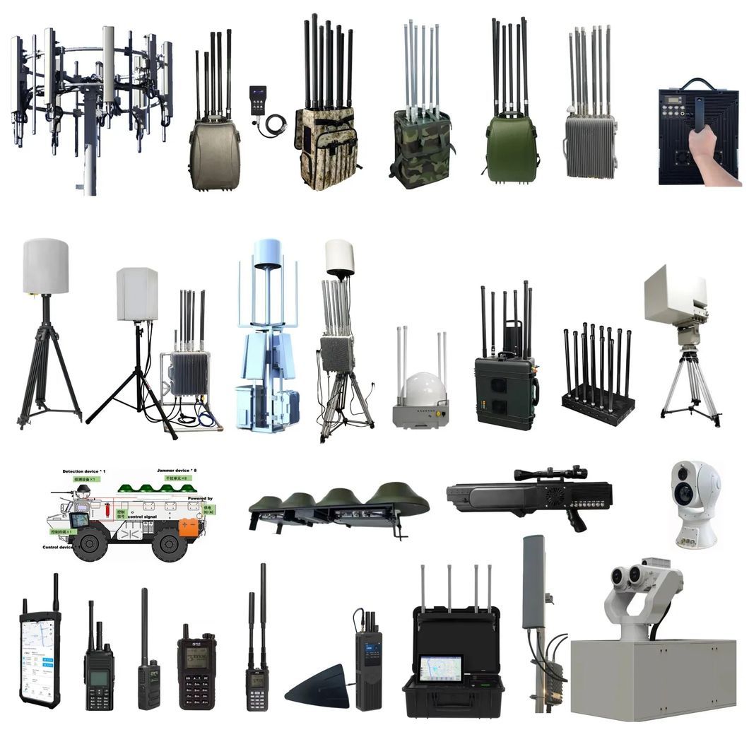 1-2km Precision Warning Handheld Drone Detector with Touch Screen