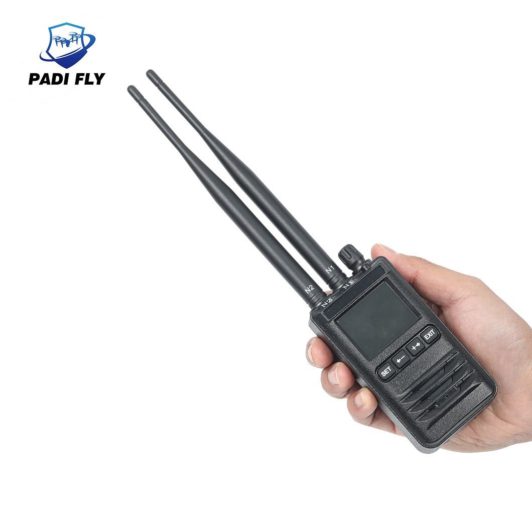 Handheld 300MHz-6GHz Drone RF Signal Detector for Fpv Dji Autel Multi-Brand Uav Jammer Signal Blocker Operating Distance 3km