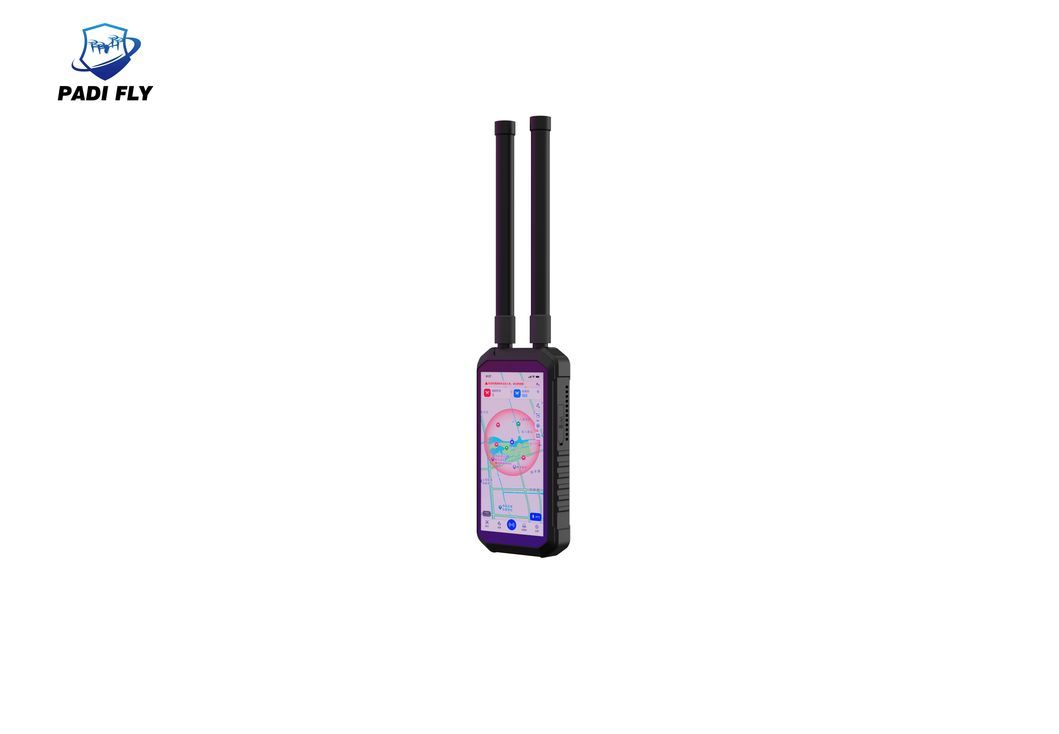 Professional 0~3km 70MHz~6GHz Accurate Frequency Signal Detection Portable Handheld Uav Detector with Anti Drone Interference Function