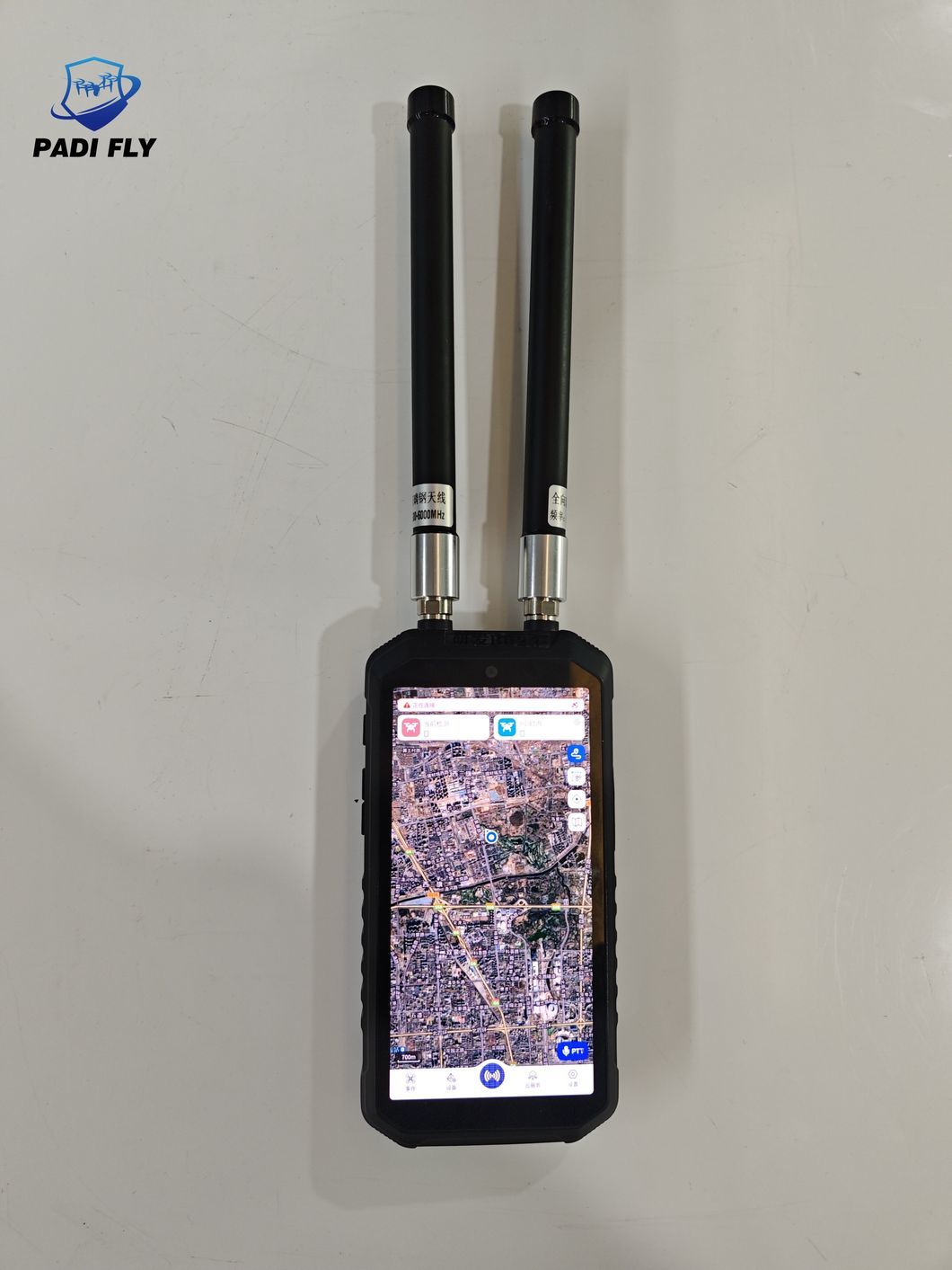 Handheld 70MHz~6GHz Channel Range Anti Uav Detector with 0~3km Long Distance Signal Blocker