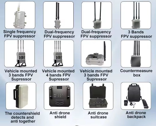 Handheld 2-3km 300-6000MHz Full Frequencies Drone Detector with Large Screen Displays Drone Positioning