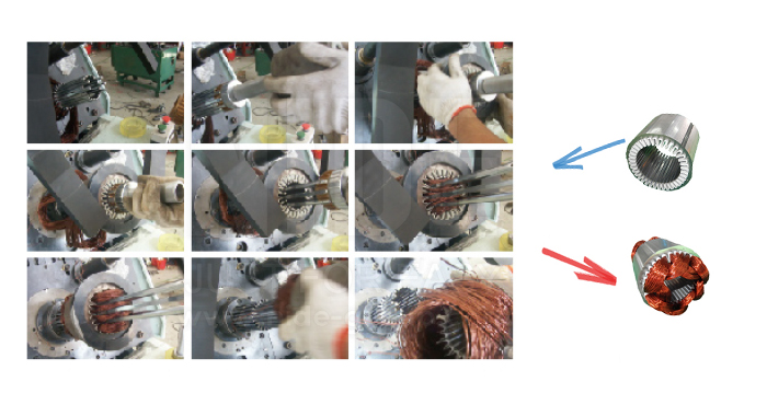 het winden opnemend machine