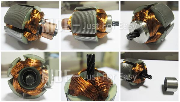 máquina de enrolamento pequena do motor do moedor e do juicer