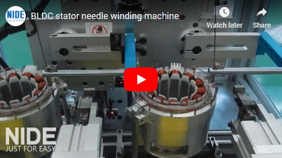 automatic BLDC inslot stator needle winding machine