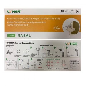 Essai rapide Kit Antigen Self Test en l'écouvillon nasal 1 de 15 minutes