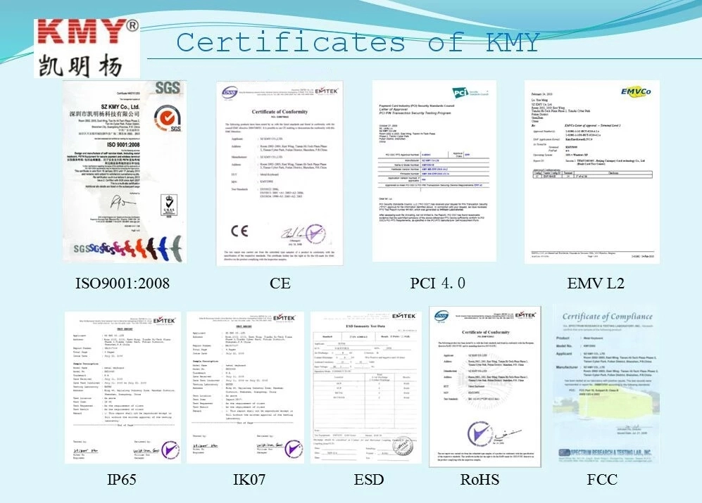 Κρυπτογραφημένο μαξιλάρι καρφιτσών πληρωμής του ATM περίπτερο (kmy3501b-PCI)