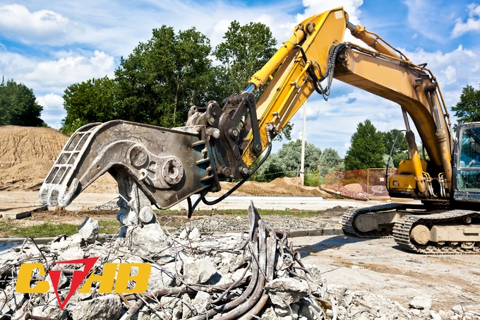Pulverizer idraulico girante di Yakai CTHB 360 concreti del Pulverizer 42CrMo per l'escavatore 2
