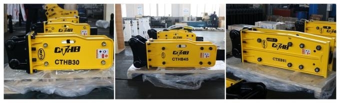 Mini Excavator Rock Hammer Yakai CTHB20 Top Type Hydraulic Breaker For 1.2-3Ton Excavator 5