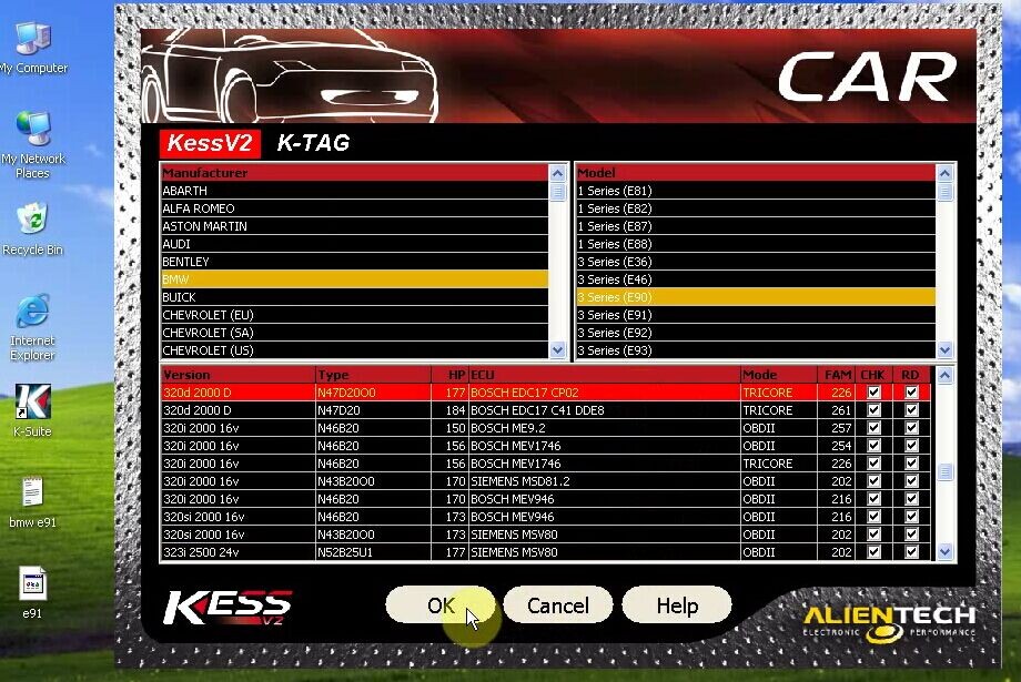 Kess v2 소프트웨어