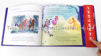 Εκπαιδευτική κόκκινη φωνή ενότητας 8 κουμπιών μικρή υγιής Recordable για τα υγιή βιβλία 3 μωρών