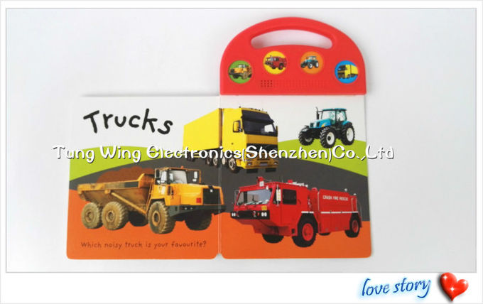 Toy Trucks Button Sound Book , interactive sound books for children 2