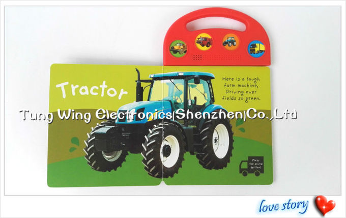 Toy Trucks Button Sound Book , interactive sound books for children 1