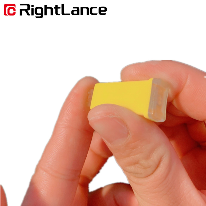 Rightlance μίας χρήσης ενεργοποίηση 1 ώθησης νυστεριών αίματος ασφάλειας ιατρικού εφοδίου απλή