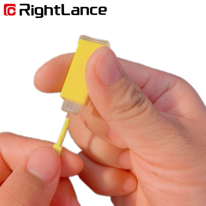 Rightlance μίας χρήσης ενεργοποίηση 0 ώθησης νυστεριών αίματος ασφάλειας ιατρικού εφοδίου απλή