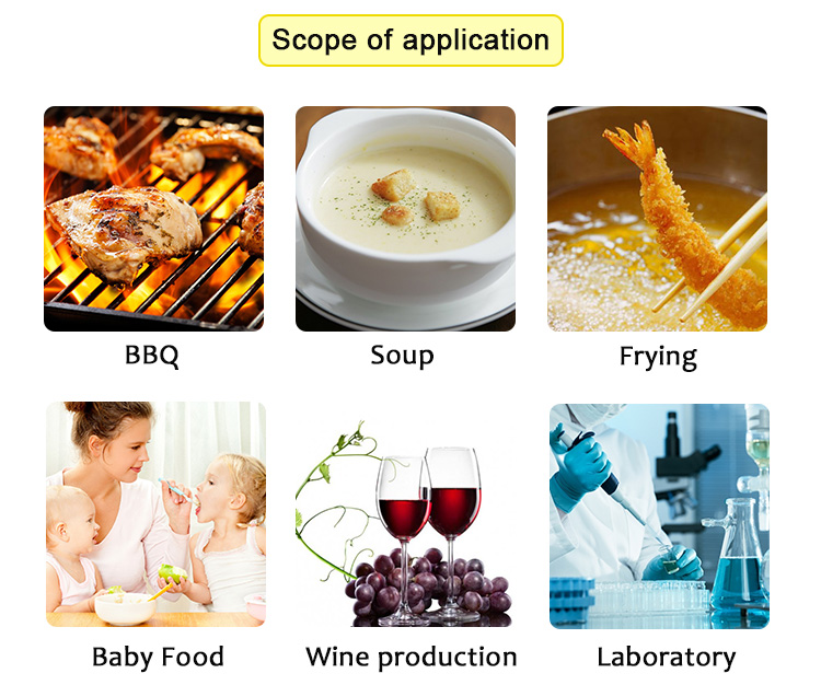 L'istante ha letto il termometro di carne LCD della cucina di alta precisione di Digital dell'alimento di temperatura dell'acqua