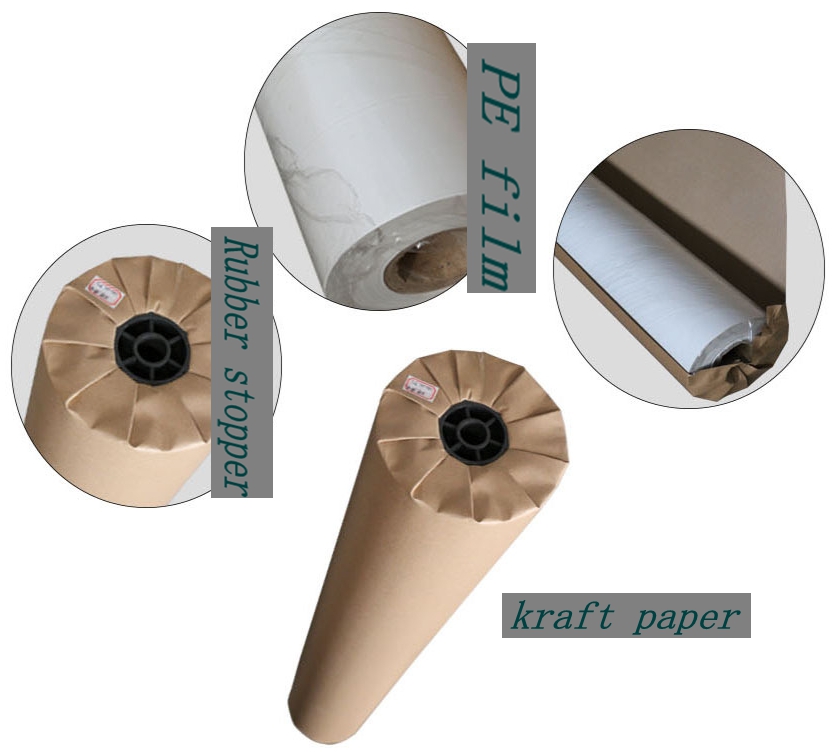 80 gramas alisam o papel de plotador de superfície do Inkjet da resistência de desgaste no rolo