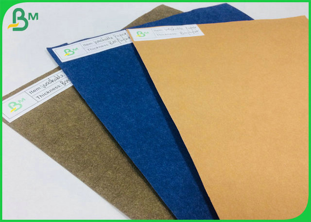 Rotolo lavabile differente del tessuto di colore 0.55MM Kraft per la fabbricazione delle borse