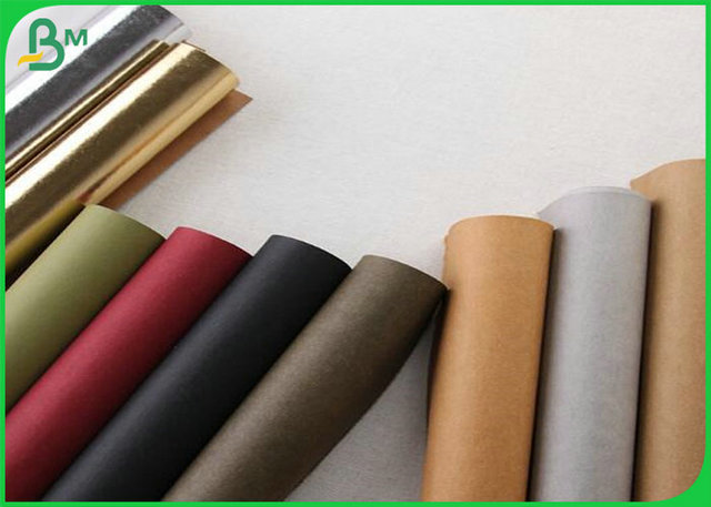 Rotolo lavabile differente del tessuto di colore 0.55MM Kraft per la fabbricazione delle borse