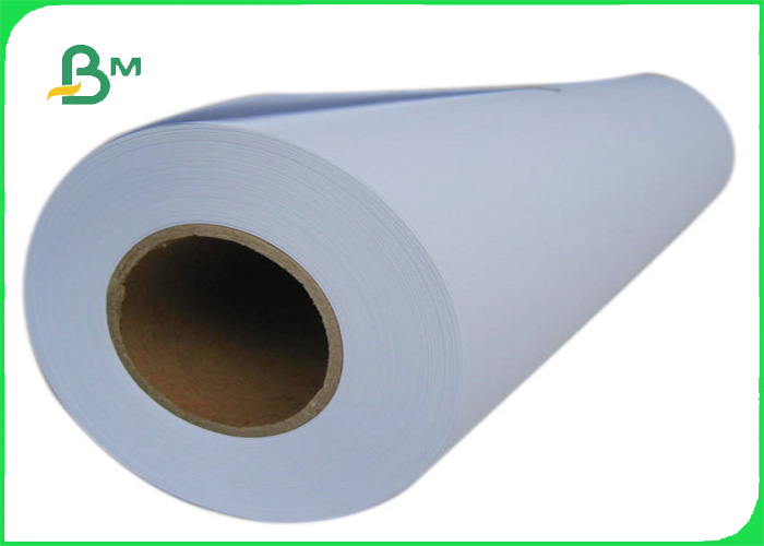 80gr CAD 종이 Rolls는 Hight Whitness 70m 100m 길이를 인쇄하는 잉크 제트에 적응시킵니다