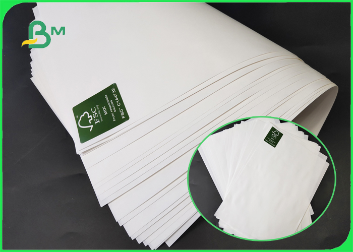 80gsm 90gsm 백색 기술 종이 100% 안전은 가루 부대를 위한 Rolls에서 인쇄할 수 있습니다
