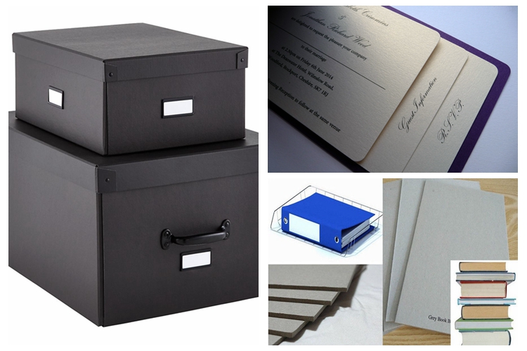 FSC Different Color Cardboard Book Binding Board Sheets For Lever Arch File