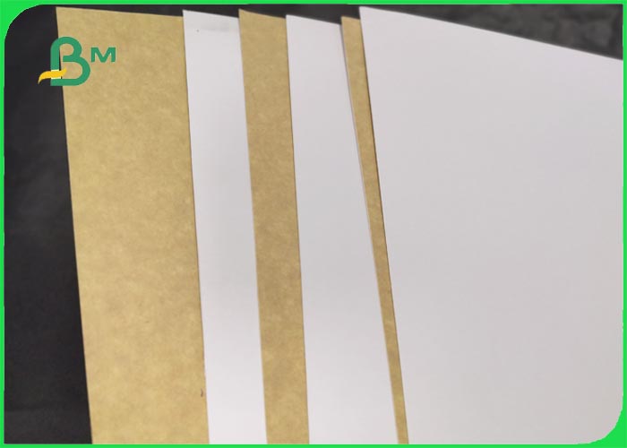  FDA 170g 250g One Side White Coated Duplex Board With Kraft Back 748 * 528mm