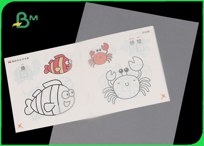 73gsm 83gsm Translucent Tracing Paper For Drawing A0 A1 A2 A3 Lightweight