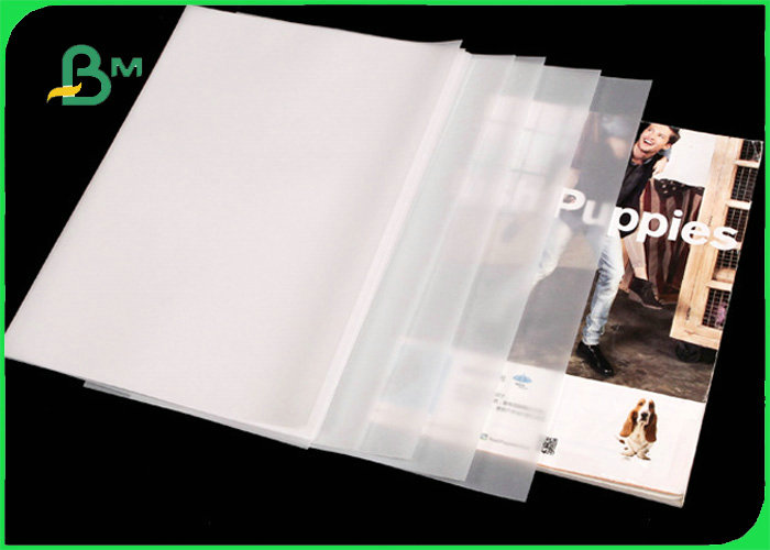  FSC 53gsm Translucent White Tracing Paper For Book Insert A4 A5 Size