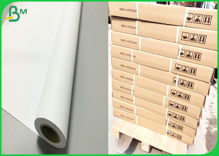 Weiße Plotter-Papier-Rolle 620mm x 50m 80gsm 2 Zoll Kern Universalitäts-