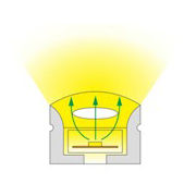 La curva lateral llevó a Flex Tube Light With de neón 6000k 100 Lm por el vatio 12W 10