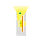 La curva lateral llevó a Flex Tube Light With de neón 6000k 100 Lm por el vatio 12W 12