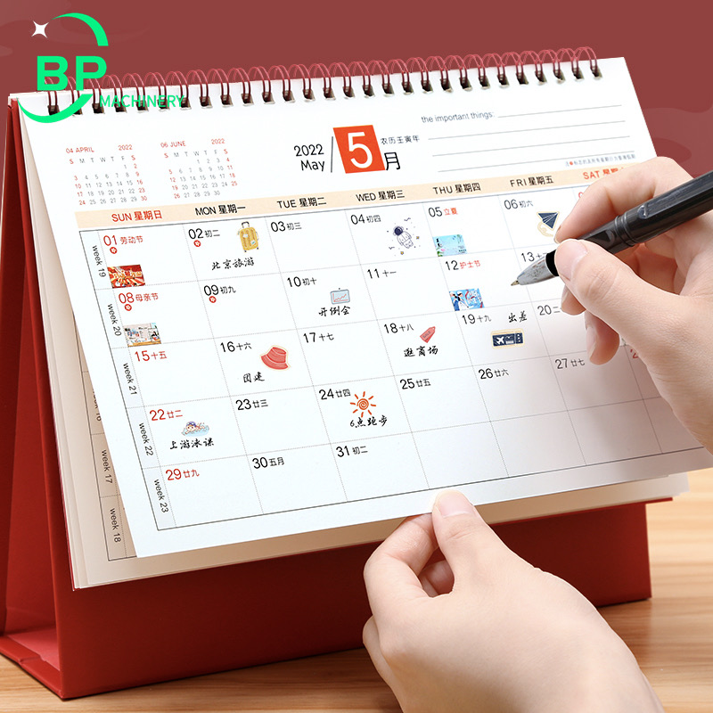 Máquina de atascamiento del alambre o del calendario - maquinaria de BP