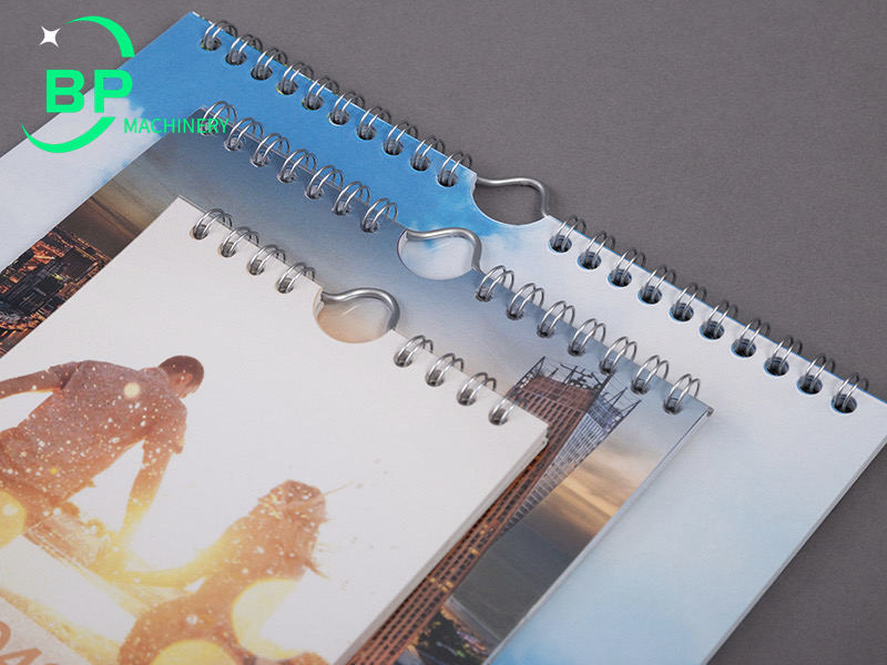  Máquina de atascamiento gemela del alambre o del lazo del calendario - maquinaria de BP