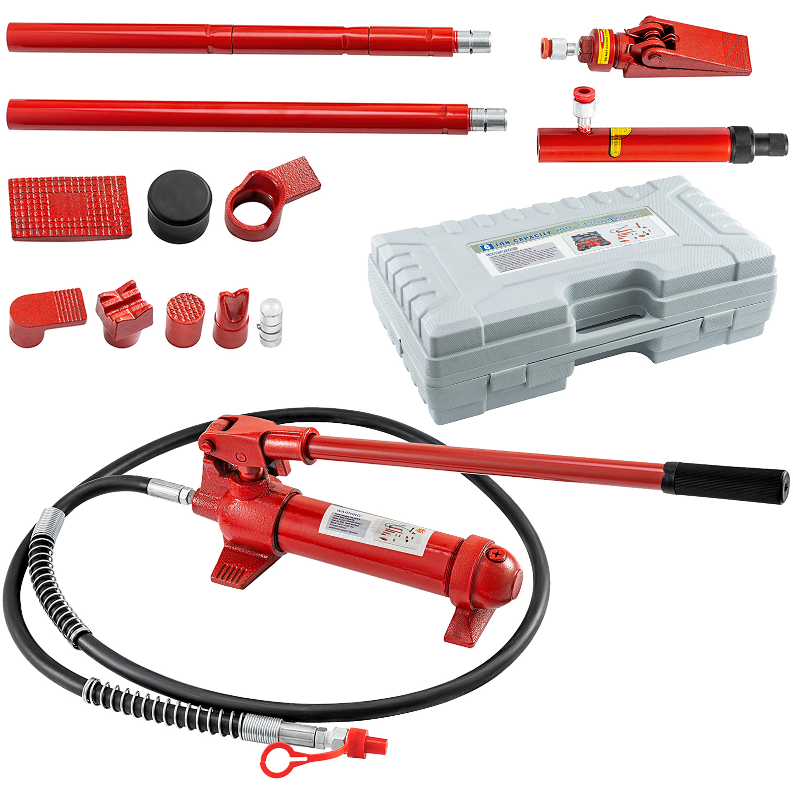 Corredo di Ton Porta Power Hydraulic Jack di Bejarm 6 - 20 con lo strumento di 2m Autobody FrameRepair per le attrezzature pesanti del trattore del camion