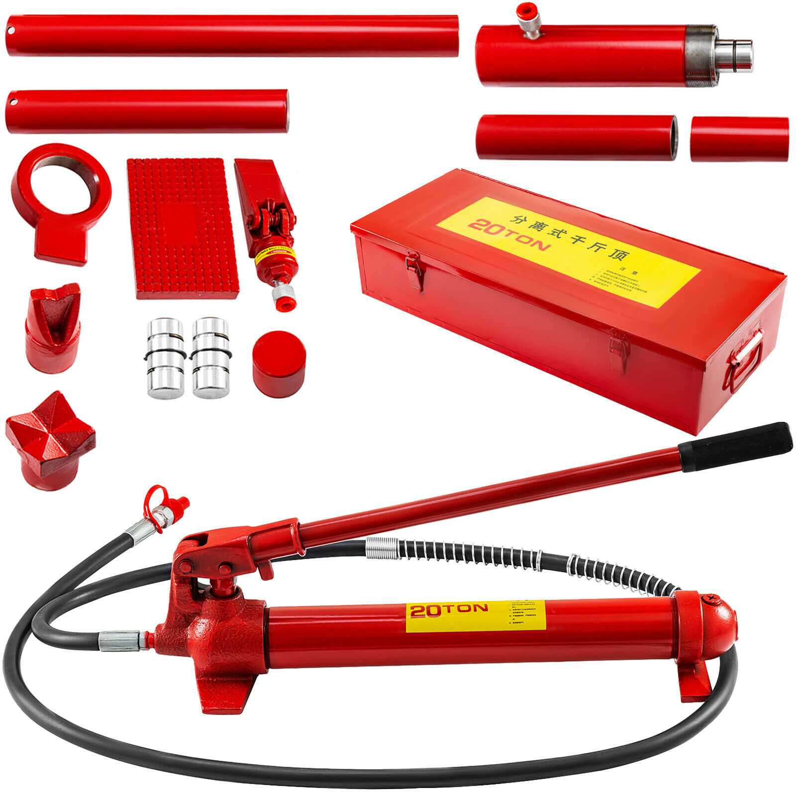 Corredo di Ton Porta Power Hydraulic Jack di Bejarm 6 - 20 con lo strumento di 2m Autobody FrameRepair per le attrezzature pesanti del trattore del camion