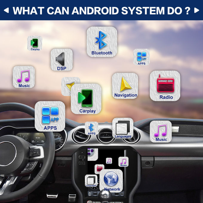 Android-Touch screen Hoofdeenheid voor Infiniti G25 G37 2007-2013 Android 9 Auto Radiostereo-installatie 0 van Spelergps Van verschillende media
