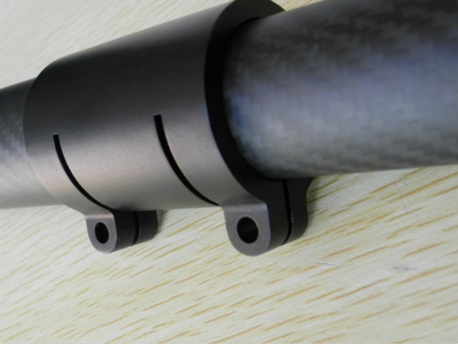 고급 탄소 섬유 망원경 폴란드, 조정가능한 끼워넣는 막대