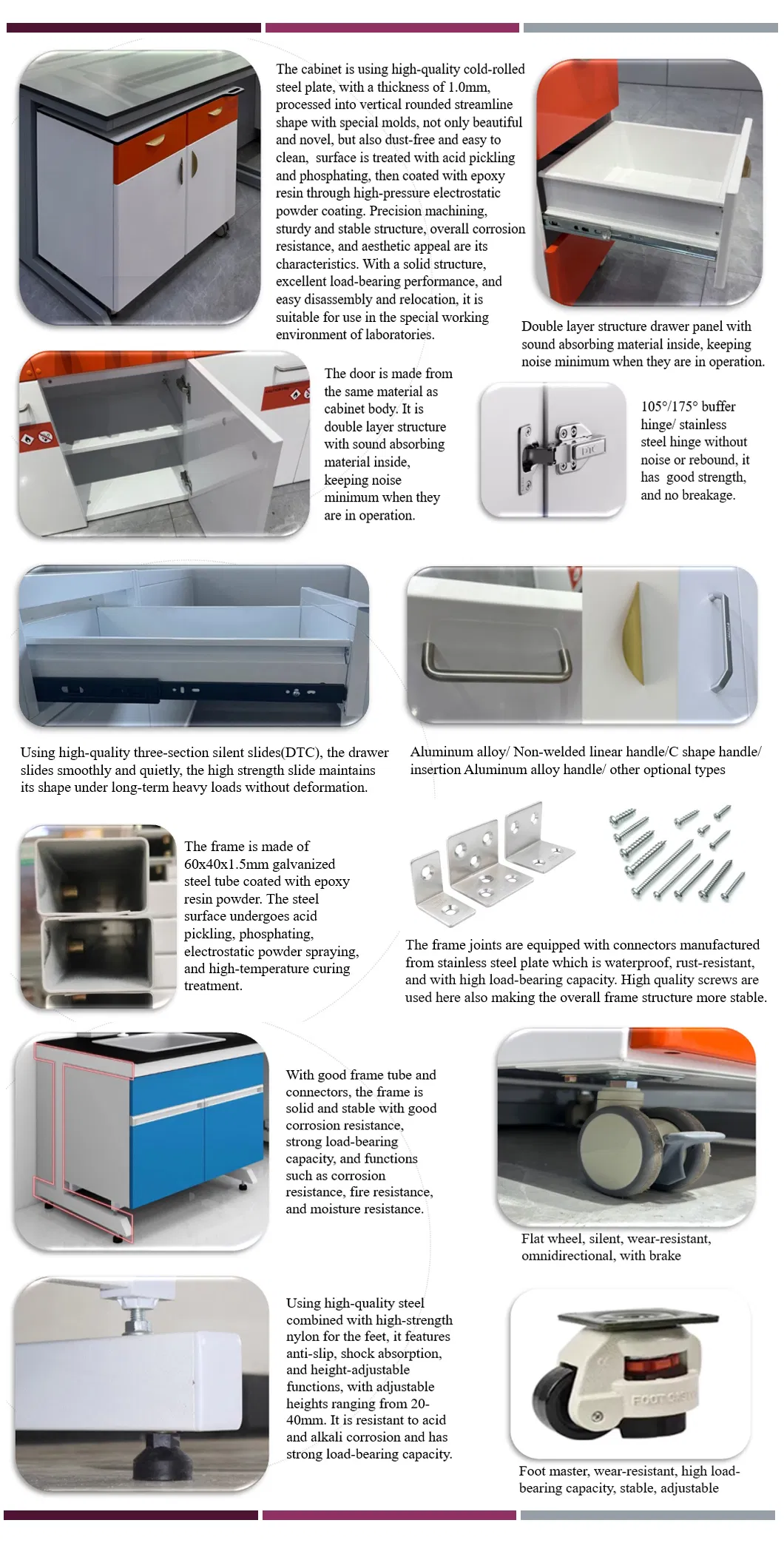 Robust Steel Laboratory Table Furniture for Physical and Chemical Labs Supplier