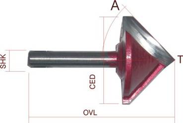 Cortador da máquina de gravura do CNC do V-Sulco do carboneto 3D